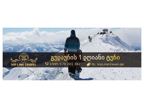 ერთ დღიანი ტური გუდაურში 0 Gel ვიპ ლაინ თრეველ