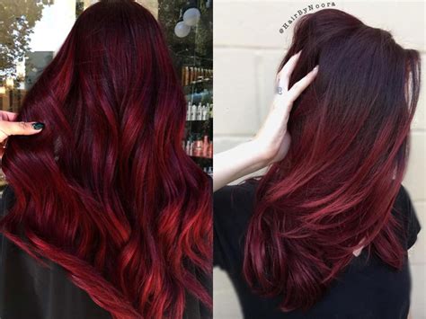 Бордовый цвет волос советы по выбору оттенка и окрашиванию