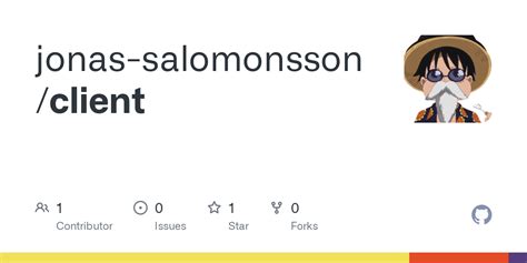 GitHub Jonas Salomonsson Client