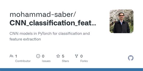 github mohammad saber cnn classification feature extraction cnn