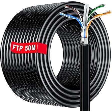 50m Netzwerkkabel Verlegekabel Lan Kabel 50 Meter Außen Ethernet Kabel