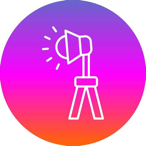 Lighting Line Gradient Circle Icon 43699426 Vector Art At Vecteezy