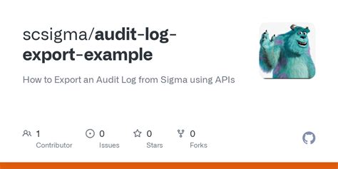 Github Scsigmaaudit Log Export Example How To Export An Audit Log