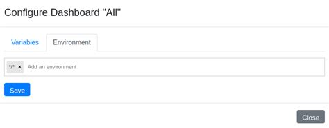 dashboard environment — taranta 2 15 1 documentation