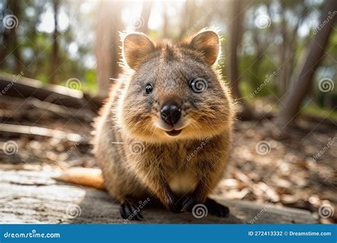 Endangered Species The Australian Quokka In Its Natural Habitat Stock