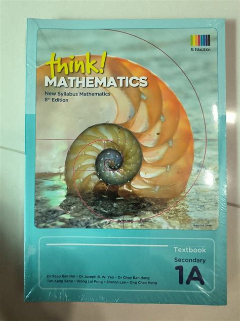 sec 1 math textbook think mathematics hobbies and toys books