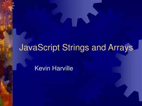 ppt javascript strings and arrays powerpoint presentation free