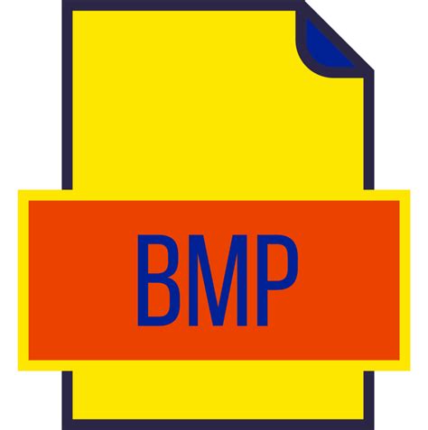Bmp File Icon Fill And Outline Crisp Corners 66497922 Png