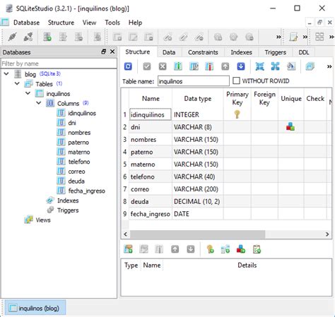 In Learning Code Creando Una Tabla En SQLite