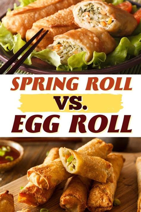 Spring Roll Vs Egg Roll What S The Difference Insanely Good