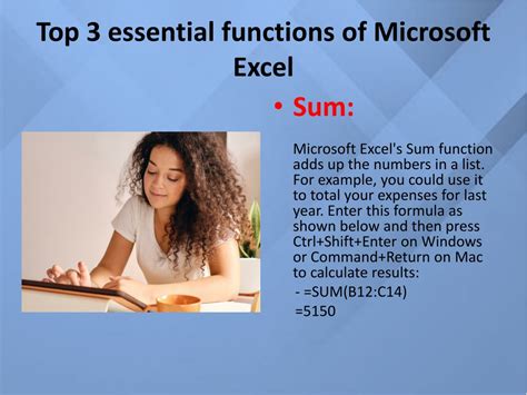 ppt microsoft excel assignment help 3 essential functions powerpoint