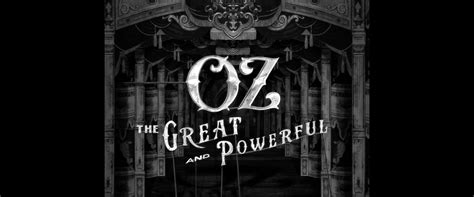 Oz The Great And Powerful Cover Art