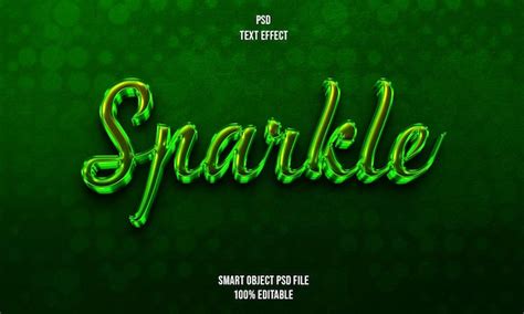 Premium Psd Sparkle Text Effect