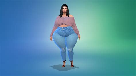 RealGamingHours Custom BBW Sims Collection NEW SIM Christina Stinson Downloads CAS Sims