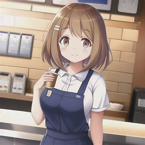Ochaco Uraraka As A Barista 162 By Przyjacie13 On Deviantart