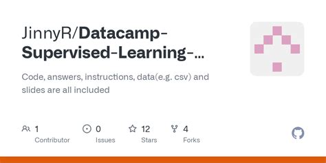 github jinnyr datacamp supervised learning with scikit learn code