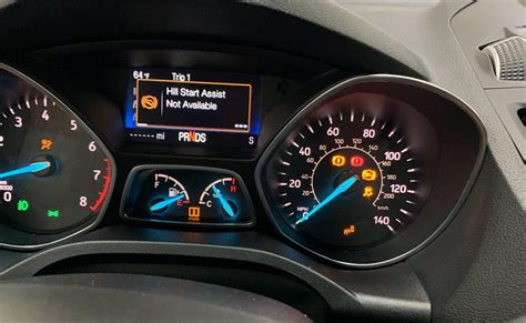 Bunch Of Lights And Messagesabs Traction Control Hill Start Assist