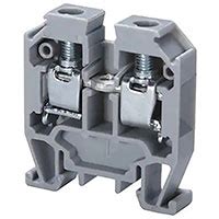 Cmt Altech Din Terminal Block Screw Feed Thru Mm Mini Rail A V Awg Mm Gray