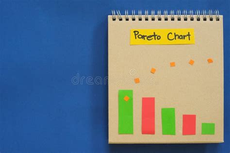 Pareto Chart Root Cause Analysis Tool On A Notepad With Copy Space For Problem Solving