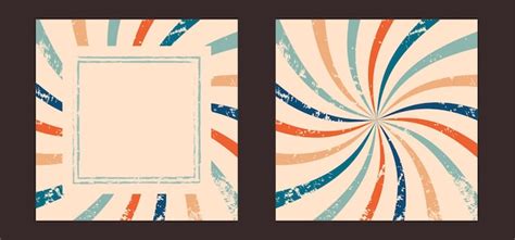 레트로 에스테틱 프레임 90년대 파동 배경 프리미엄 벡터