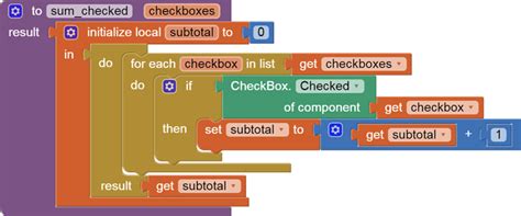 count checked boxes mit app inventor help mit app inventor community
