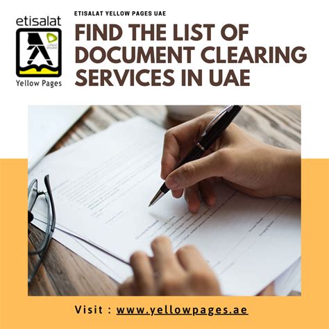 Find The List Of Document Clearing Services In Uae Steffankendall