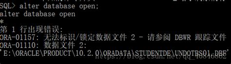 Orcale 错误代码 Errorora 01033 Oracle Initialization Or Shutdown In