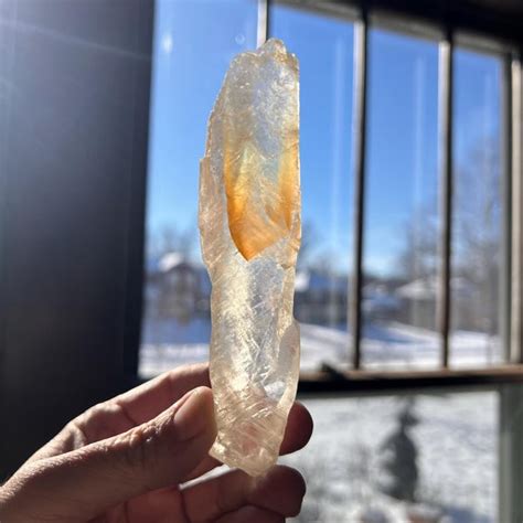 Raw Golden Phantom Selenite Wands Sacral Selenite Utah Selenite