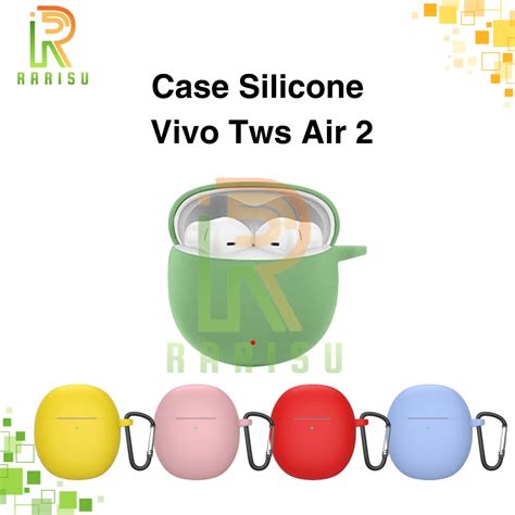Jual Case Polos Casing Cover Silicone Vivo Tws Air Carabiner Rarisuid Shopee Indonesia