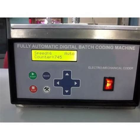 Batch Coding Machine Fully Automatic Digital Batch Coding Machine Manufacturer From Mumbai
