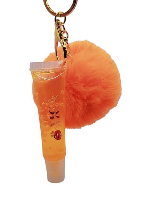 Lip Gloss With Keychain Etsy