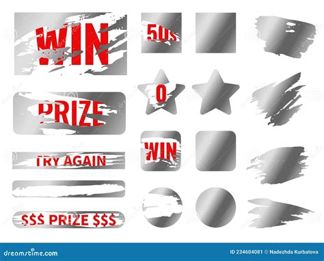Lottery Silver Scratch Cards Erasing Metallic Protective Layer