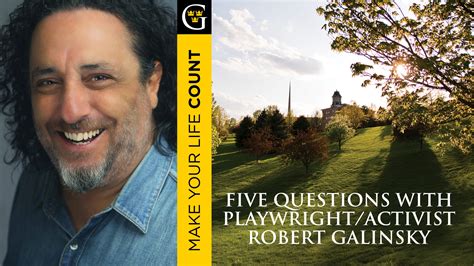 Five Questions With Robert Galinsky News