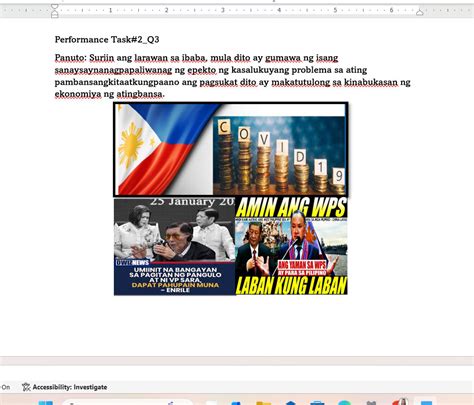 Performance Task2Q3 Panuto Suriin Ang StudyX