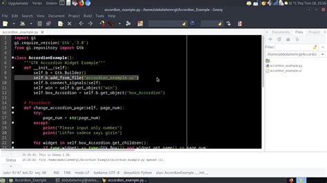 GTK Accordion Example Part Coding With Python And PyGObject YouTube