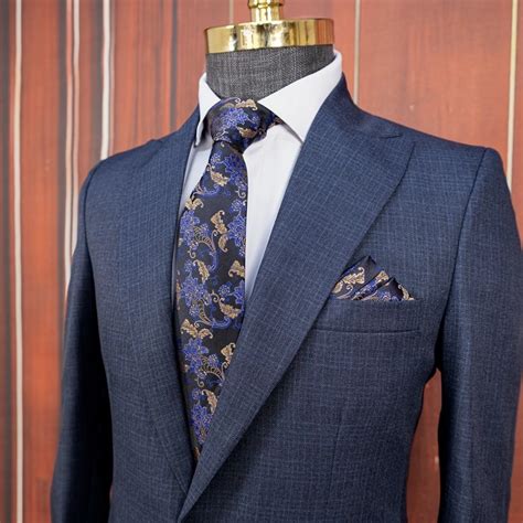 خرید و قیمت کت و شلوار مردانه چهارخانه محو سرمه ای فاستونی از غرفه