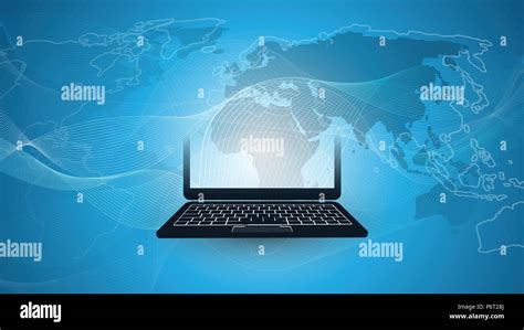 Digital Network Connections Technology Background Cloud Computing