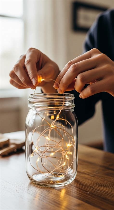 How To Make Fairy Light Lamps