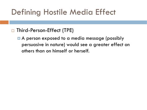 Ppt Hostile Media Effect Powerpoint Presentation Free Download Id 1876643