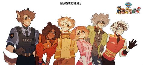 Best Friends Paw Patrol Human Version By Mercywasheree On Deviantart