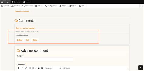 No Space Between Comment Action Buttons Drupal Org