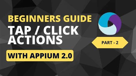 Manikantan V On Linkedin Tap Click Gesture On An Element Part 2