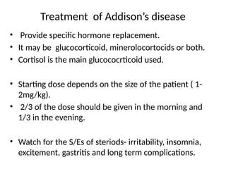 Addisons Disease Causes And Its Management Pptx