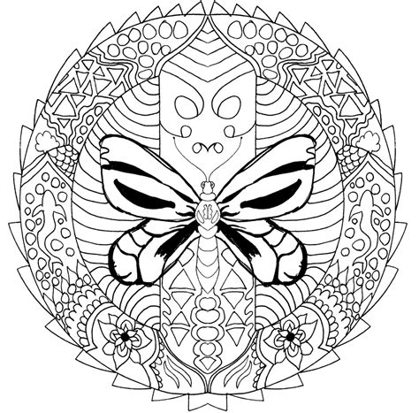 Mandalas For Adults Coloring Pages Coloring Nation