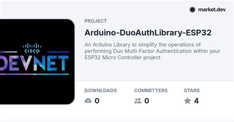 Arduino Duoauthlibrary Esp32 Ecosystem Directory Market Dev