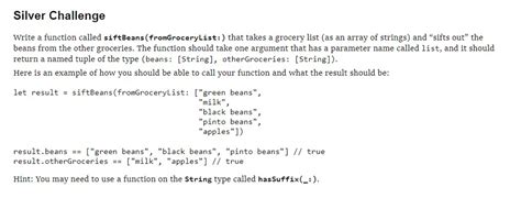 Solved In Swift Code Please