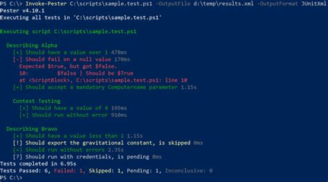 Importing Pester Results Into PowerShell The Lonely Administrator