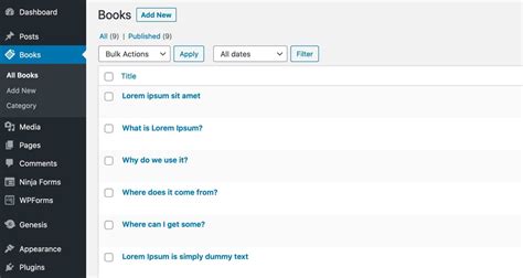 custom post type with pagination in genesis
