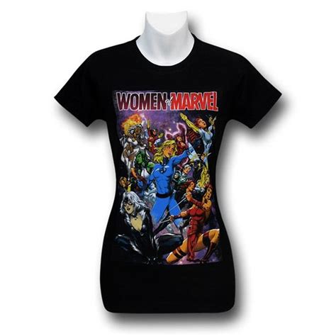 Women Of Marvel Womens T Shirt