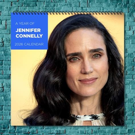 Jennifer Connelly 2026 Wall Calendar 12 Month Celebrity Photo Calendar